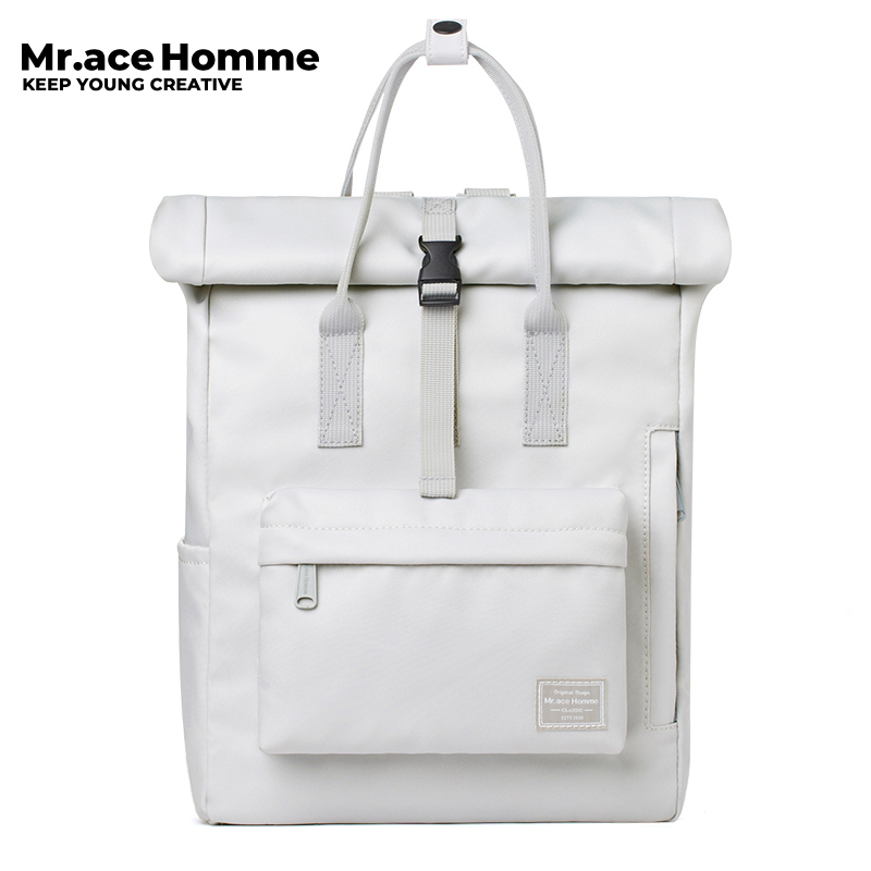 Mr. ace Homme Portable Backpack Women's Schoolbag ins Waterproof 15.6 ...