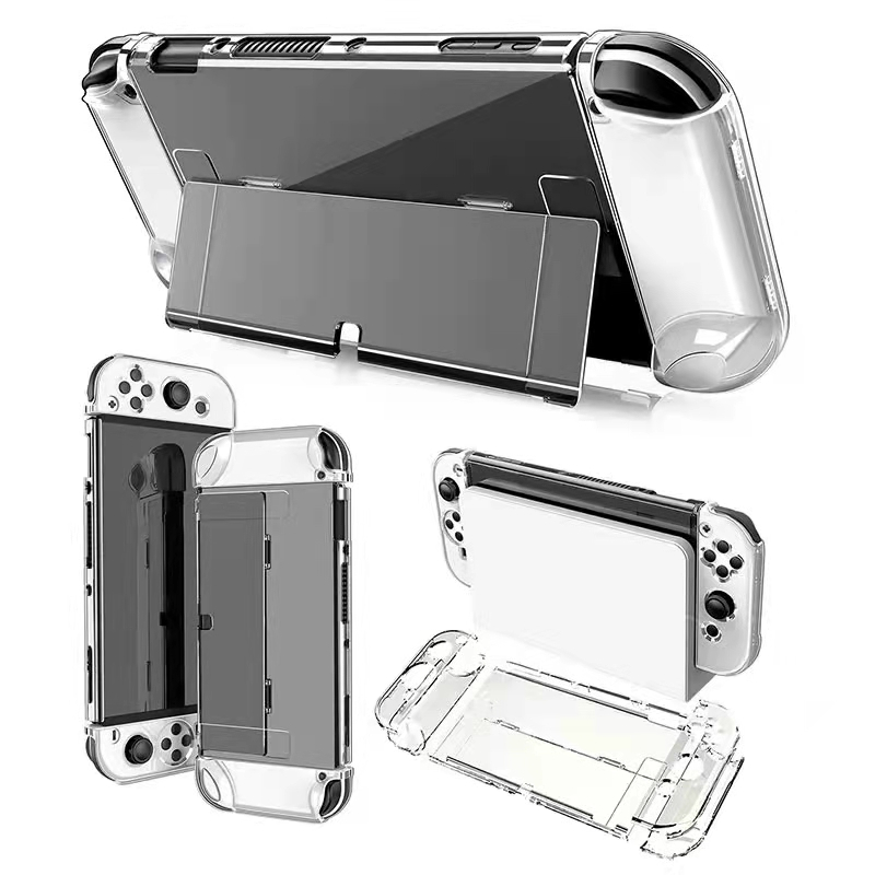 [Improved Version] Dockable Clear Case for Switch2/OLED,3 in 1 ...