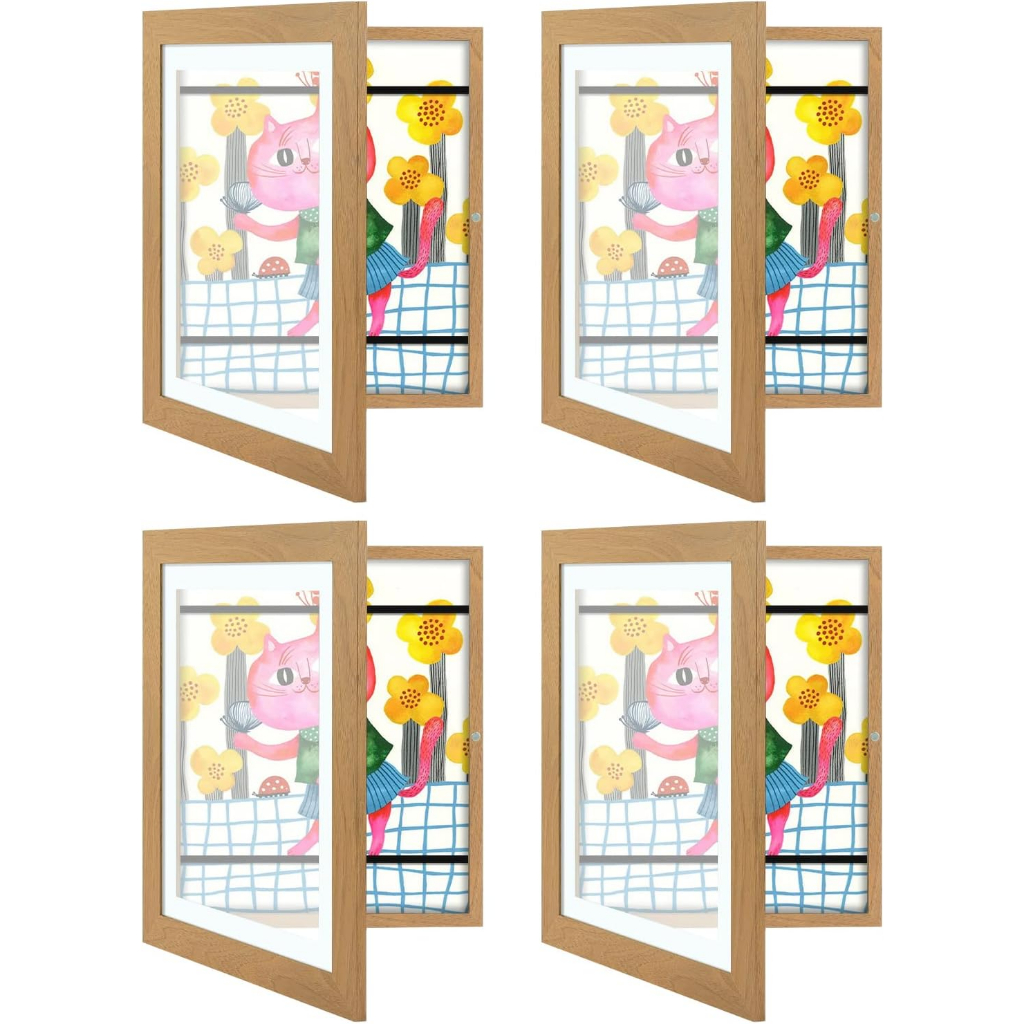 Flip picture Frame Children's Art Frame, Front Opening with plastic ...
