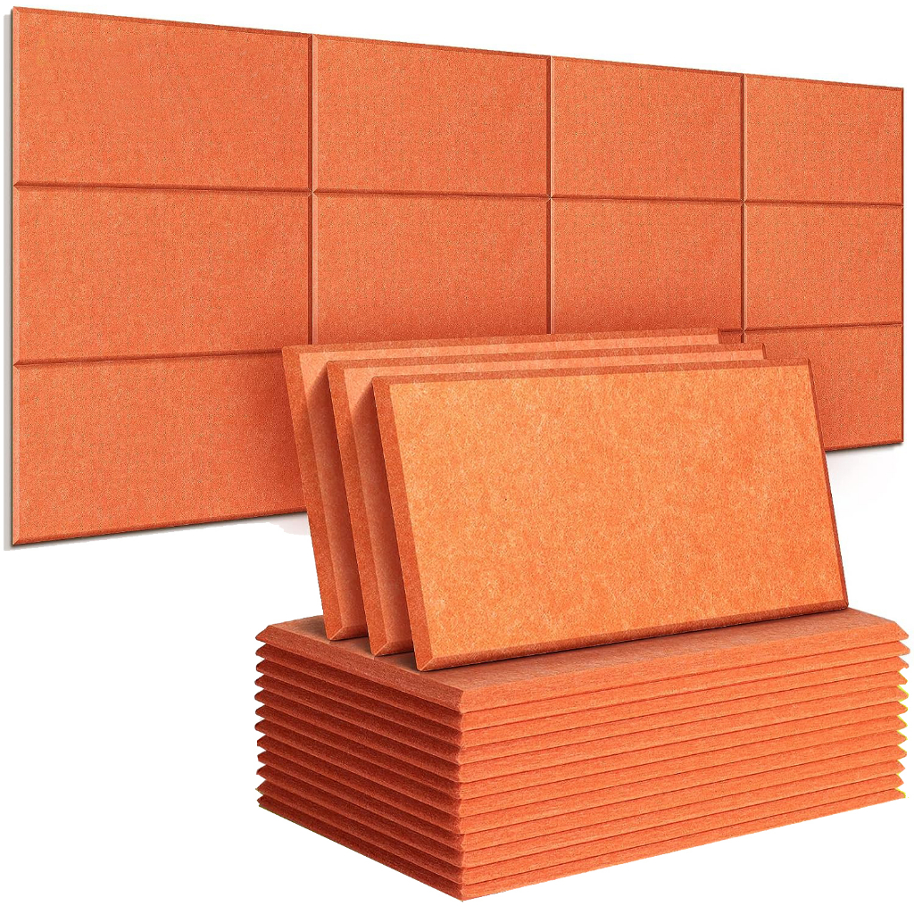 16pcs 60x30cm Acoustic Panel Self-Adhesive Soundproof Insulation Panels ...