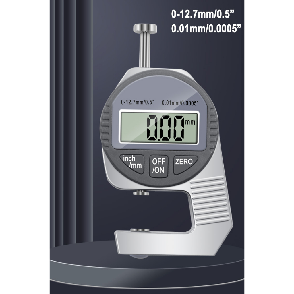 0-12.7 Thickness gauge digital display gauge Mini electronic thickness ...