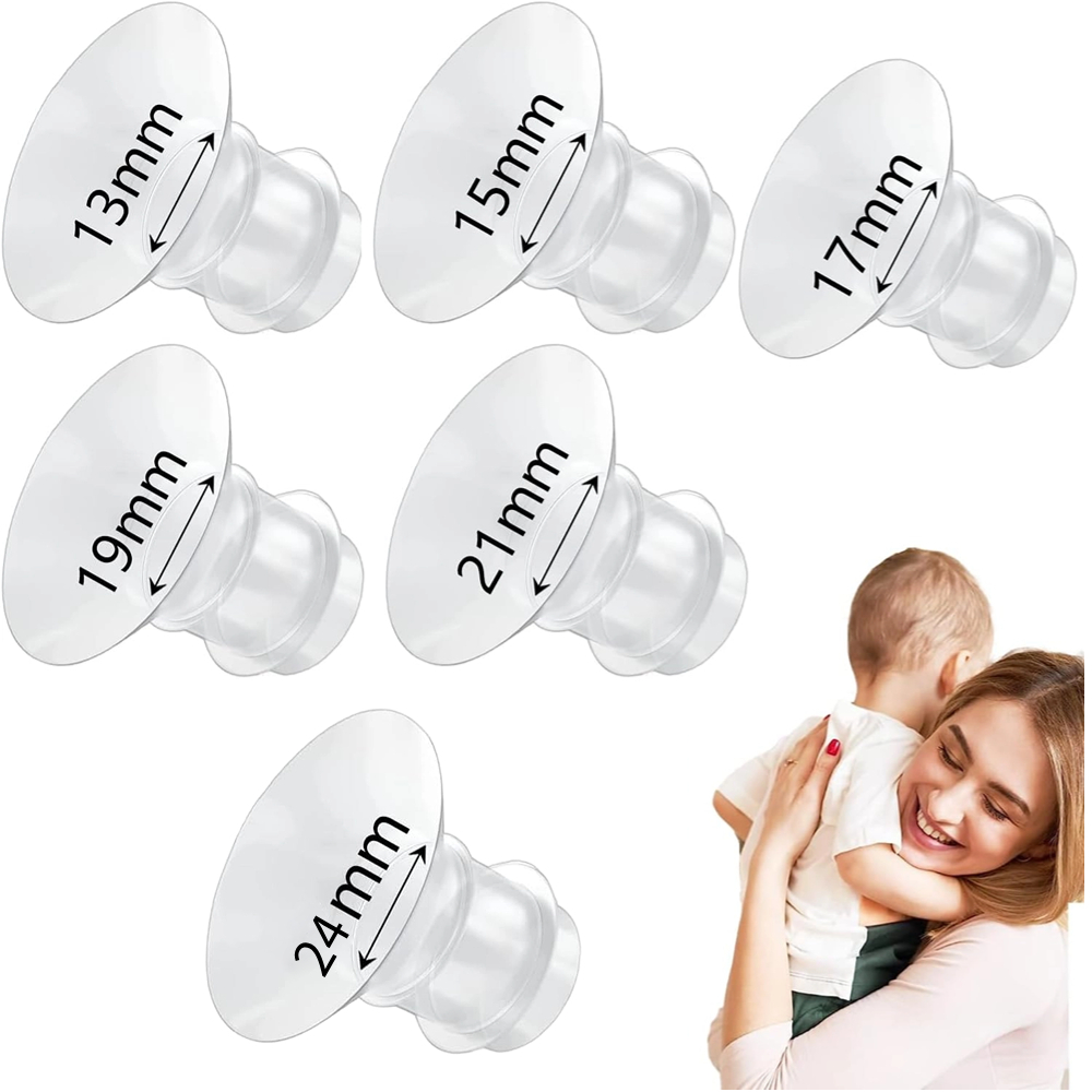 Breast Milk Pump Flange Inserts Breast Shield Converter Practical ...