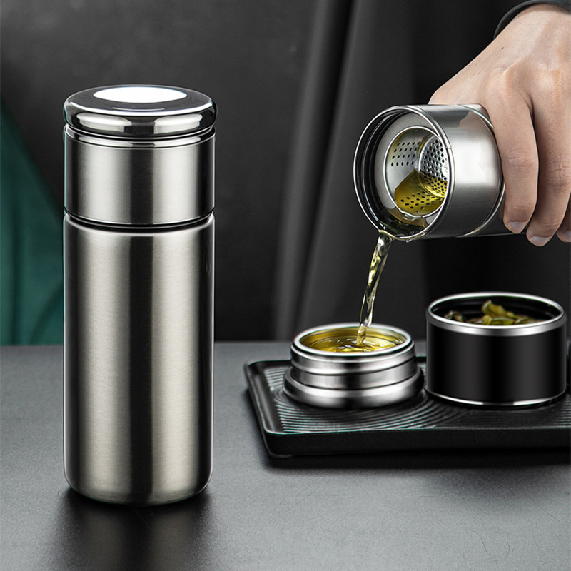 420ml Stainless Steel 304 Tea Thermal Flask With Filter Leak-Proof ...