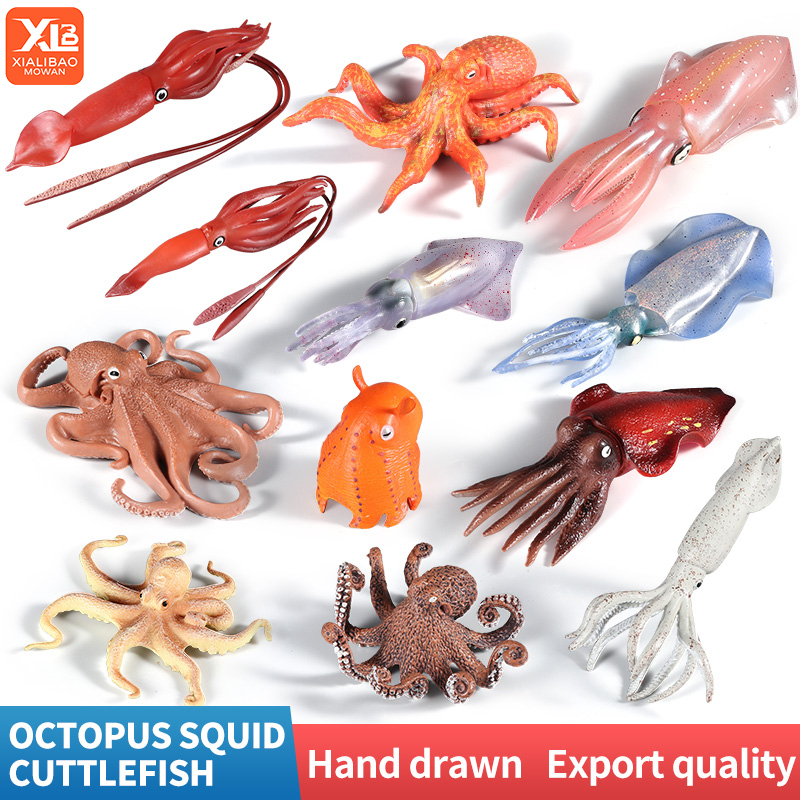 Sea Life Simulation Squid Octopus Marine Ocean Animal Model Action ...