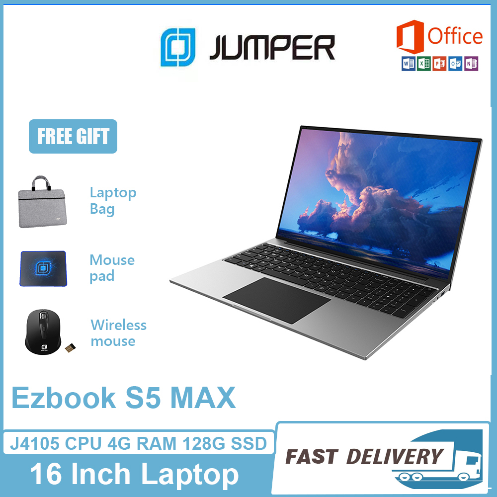 Jumper Laptop 16 Inch FHD IPS Display (16:10), Intel, 03/21/2024