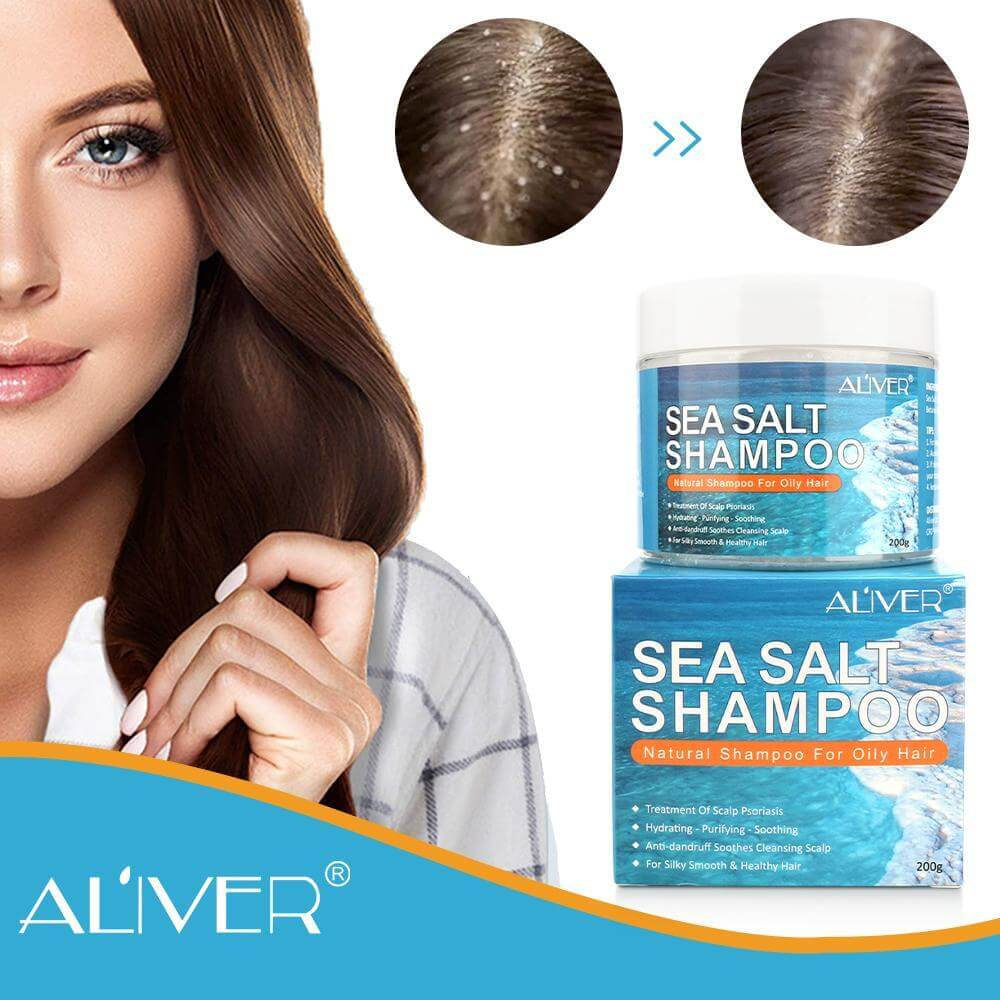 【OFFICIAL GENUINE】ALIVER Sea Salt Shampoo/Anti Dandruff/Hair Treatment ...
