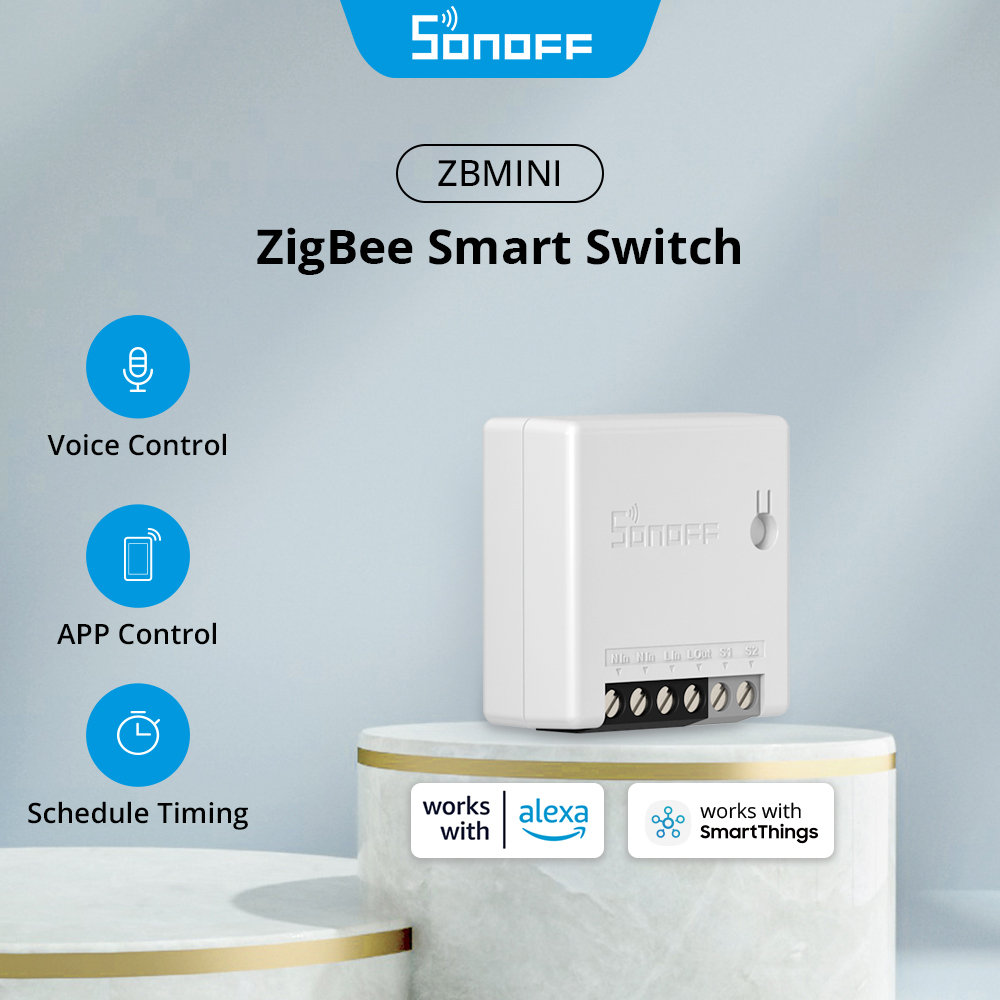 SONOFF ZBMINI Zigbee 3.0 Two Way Smart Switch Zigbee Smart Light Switch ...