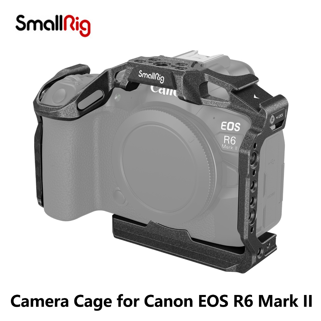 SmallRig “Black Mamba” Camera Cage for Canon EOS R6 Mark II with ...