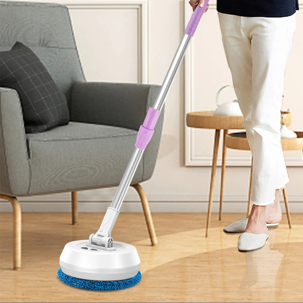 Wireless Electric Mop 180° Rotation Floor Cleaner Machine Detachable ...