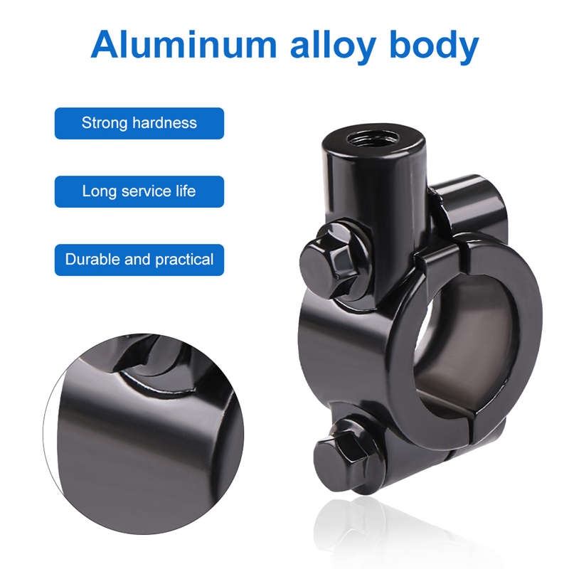 Allyn 1Pcs Universal Metal 22mm Motorcycle Handlebar Mount Rear View ...