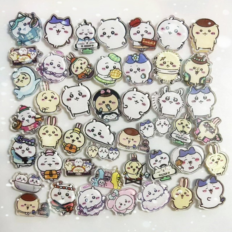 10 Piece chiikawa chiikawa Merchandise DIY Cartoon Anime Acrylic Double ...