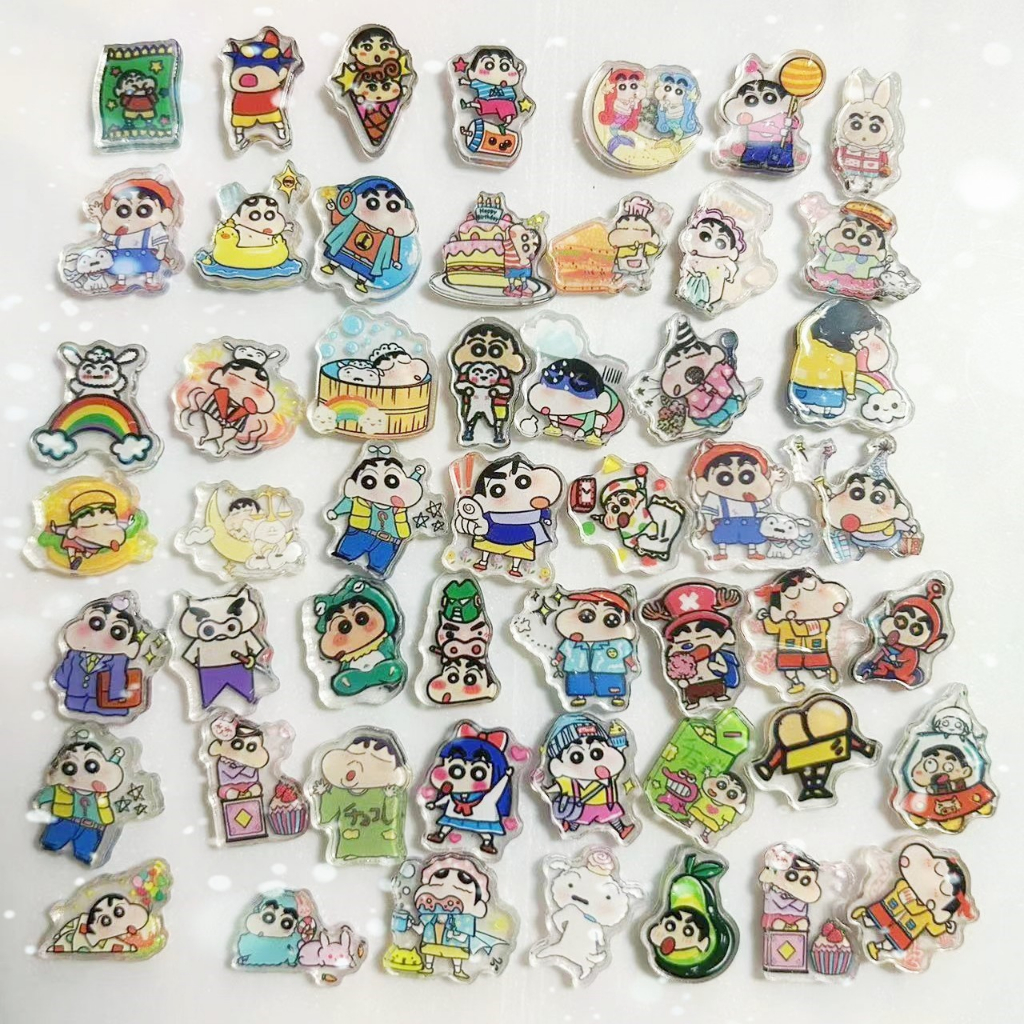 10 Piece Crayon Shin-chan Small Piece Acrylic Handmade diy Consumables ...
