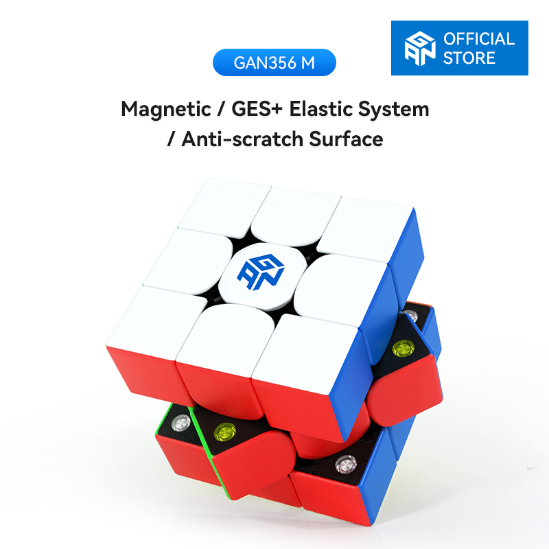GAN 356 M 3x3 Magnetic Speed Cube GAN356ME Magic Cube Kids Puzzle ...