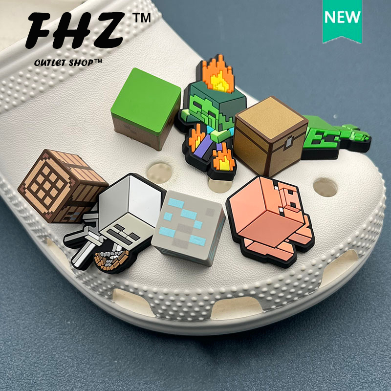 FHZ™ Crocs jibbitz Minecraft Limited Edition Crocs charms For Men and ...