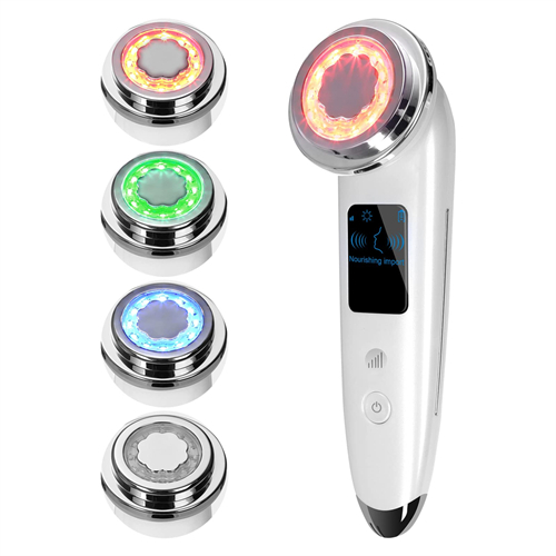 EMS Microcurrent Face Lift LED Light Therapy Skin Tightening Device Electric Facial Lifting ...