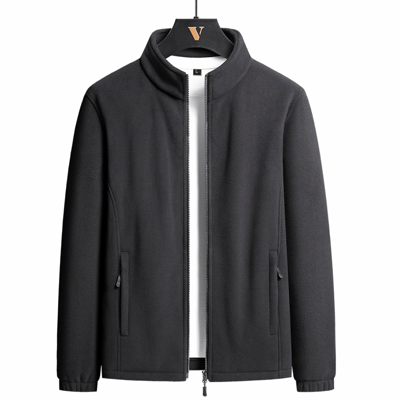 Plus Size M-8XL Men's Autumn Fleece Jacket Oversize Windproof Warm Long ...