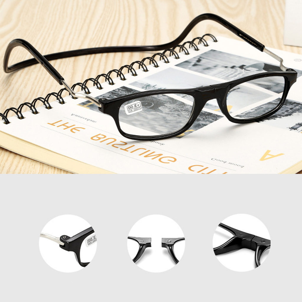 Adjustable Hanging Neck Presbyopia Glasses Men Permanent Magnetic ...