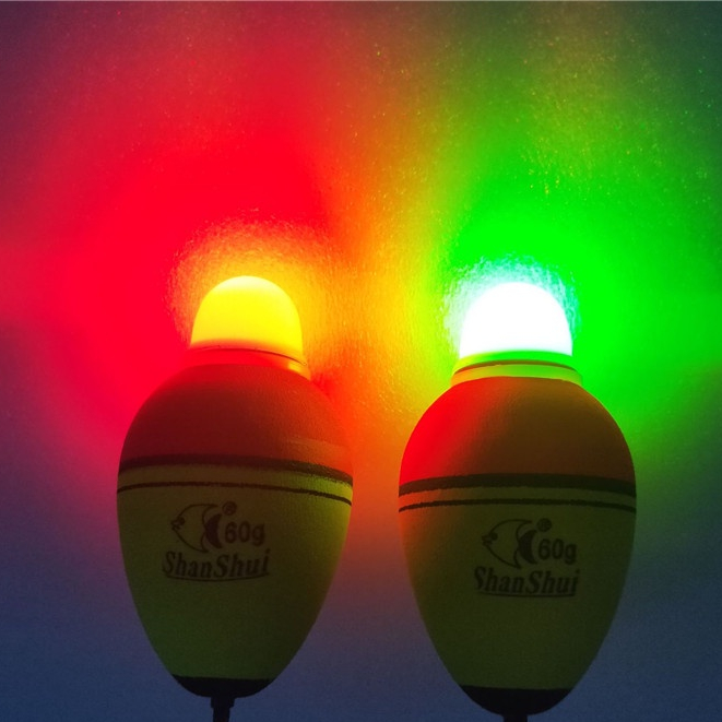 【Stock】Nano Fishing floats Electronic luminous Awa Big Belly Fishing ...