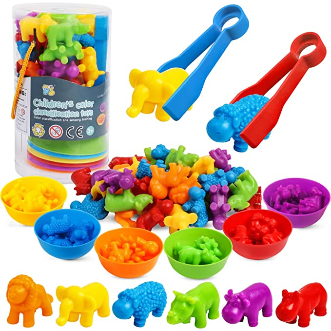 Classification Toys Color Sorting Counting Toys for kids Preschool Math ...