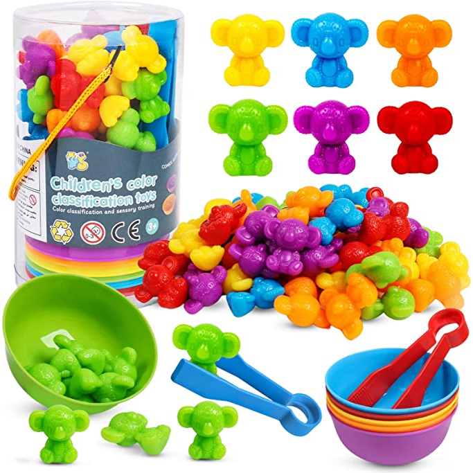 Classification Toys Color Sorting Counting Toys for kids Preschool Math ...