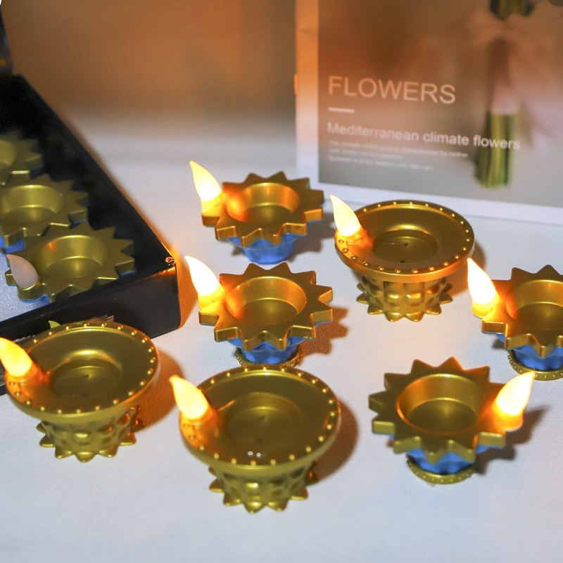 Diwali LED Light Deepavali Decorative Candle Lamp Small Floating ...