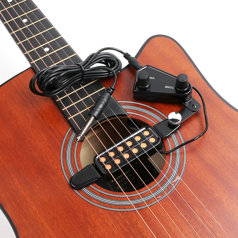 12 Hole Acoustic Guitar Pickup P-011 Sound Hole Pickup Magnetic ...