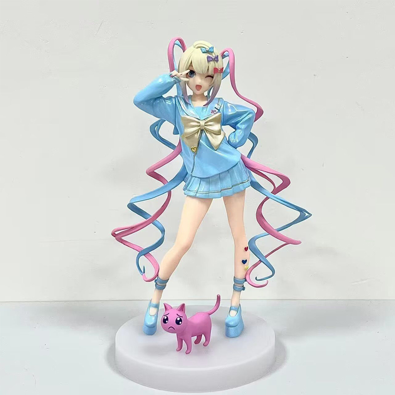 20cm Cartoon Anime Needy Girl Overload Figure KAnge Figurines Kawaii ...