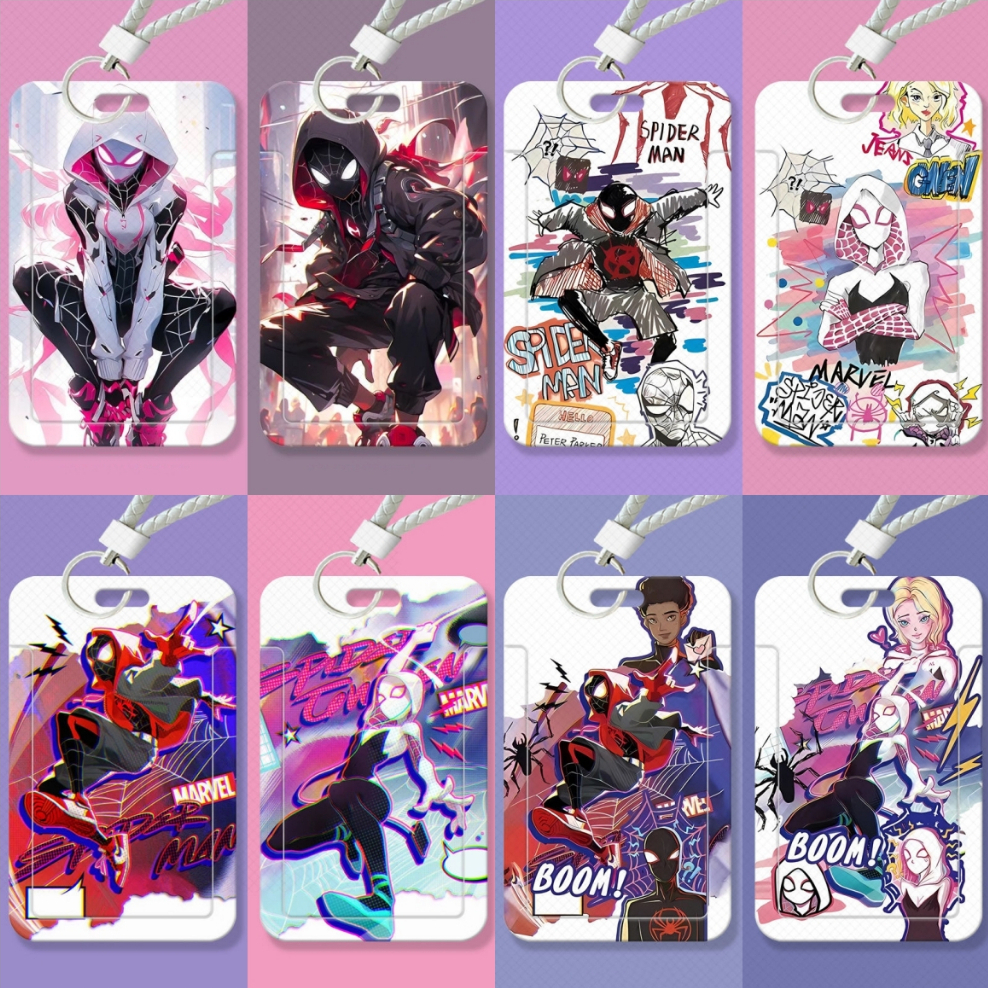 Spider-Man across the Spider-Verse slider card cover couple Gwen meal ...