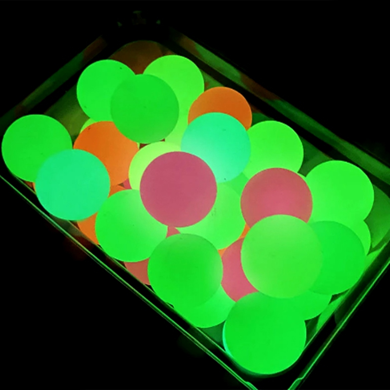 30mm Small Bouncy Balls Glow in the Dark Bouncing Ball Bulk Glowing ...