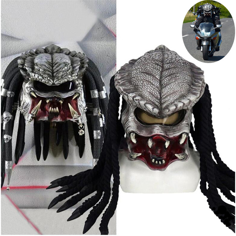 New Halloween Mask Alien Vs Predator Warrior Costume Fancy Dress Role ...