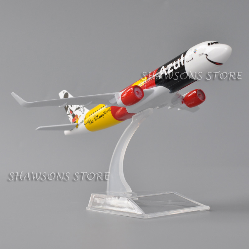 1:250 Scale Diecast Plane Model Toy Airbus A320 Azul Brazilian Airlines ...