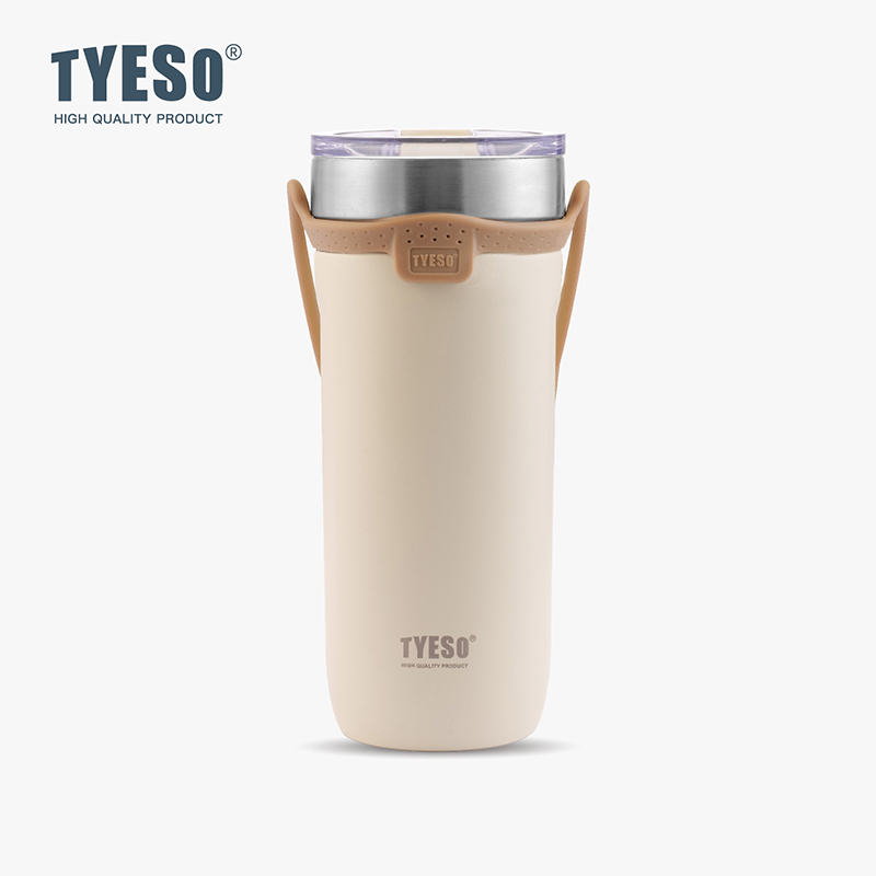 TYESO TS-8766B/TS-8767B 550ml /710ml Vacuum Insulated Tumbler Keep Cold And Hot With Silicon ...