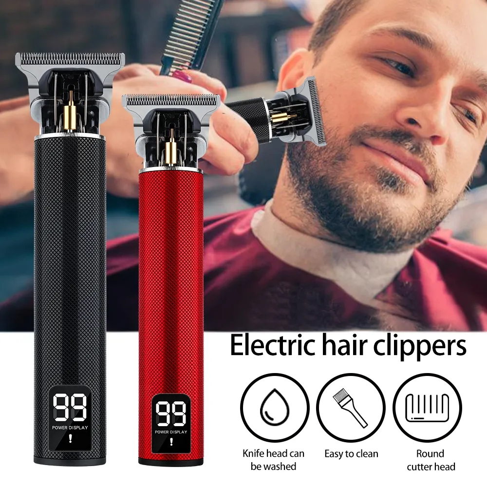 Professional Electric Hair Clipper Shaver For Men Razor WaterProof Men ...