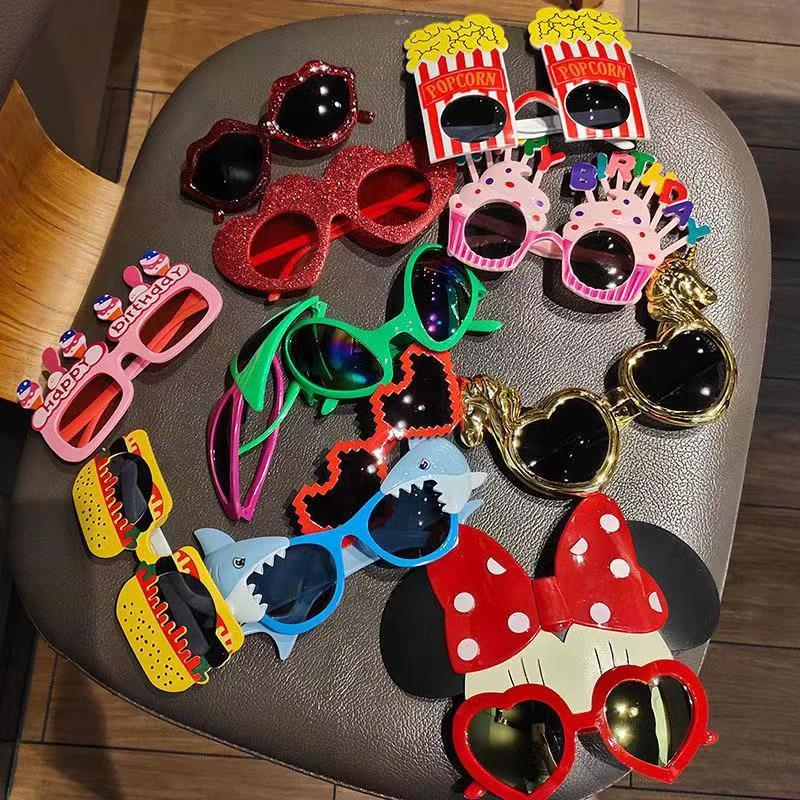 Creative Funny Photo Glasses Birthday Party Party Sand Sculpture ...