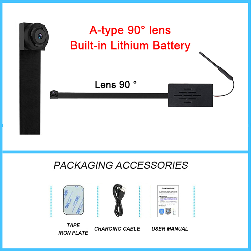 CCTV 4K mini network camera wireless WIFI HD smartphone APP viewing ...