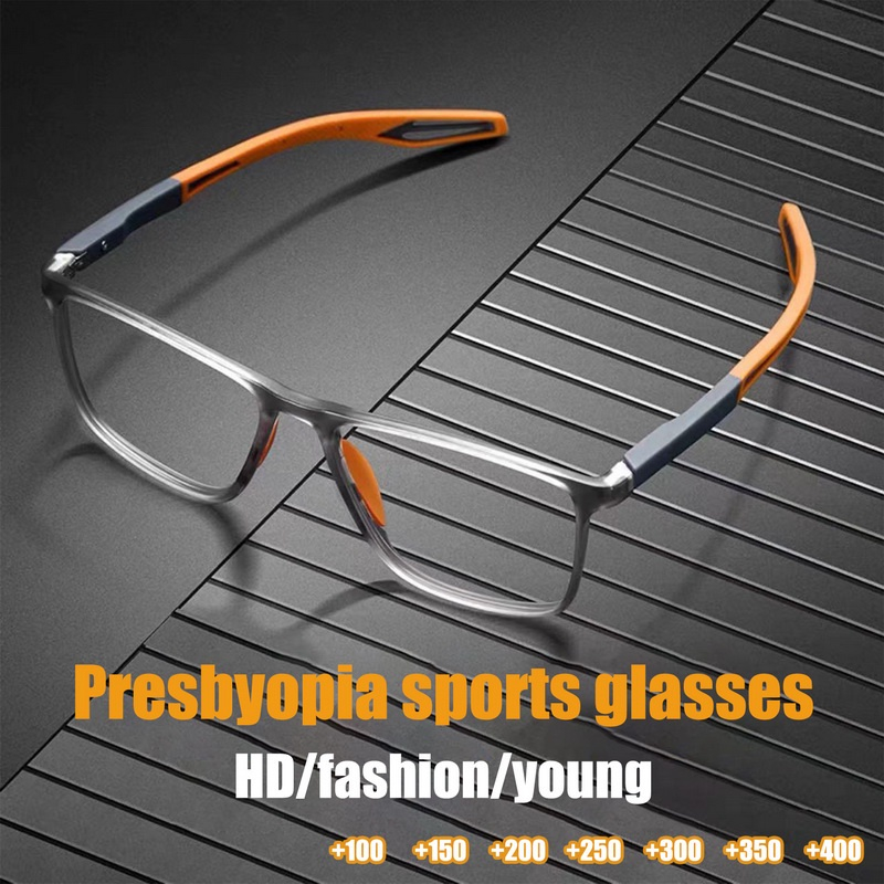 (+100~ +400)TR90 HD Resin Reading Glasses, Ultra Light, for Men PTQ | Shopee Singapore