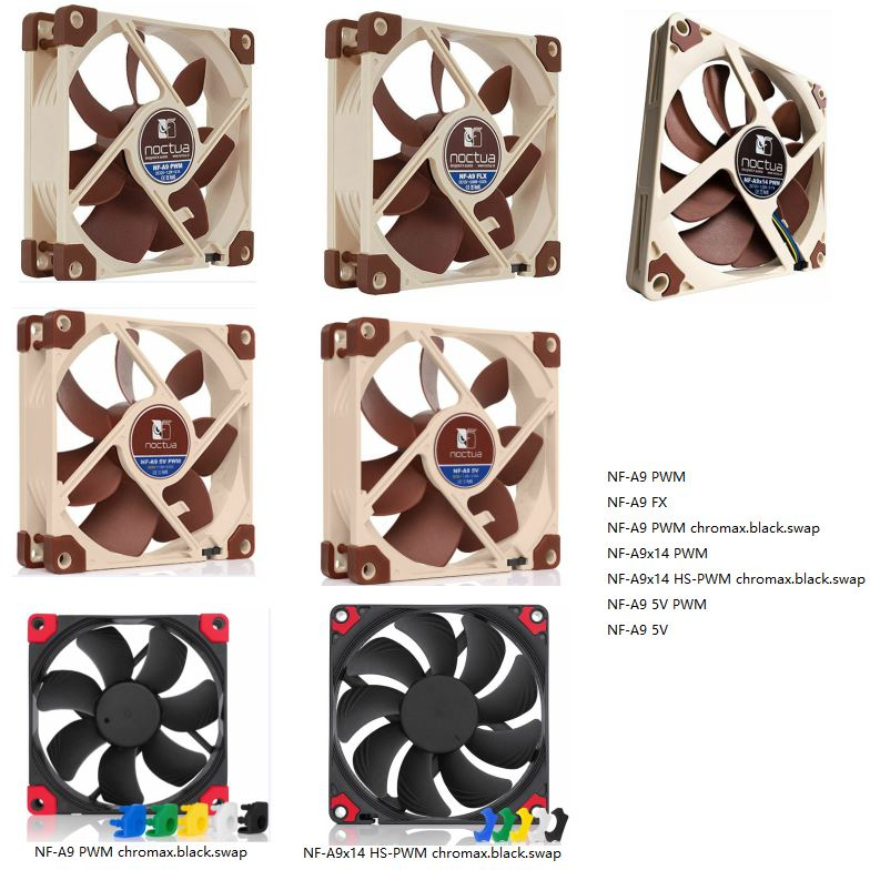 NOCTUA NF-A9 92mm fan PWM/FLX/5V/HS-PWM for PC cases and coolers ...