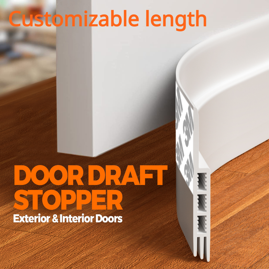 【Custom length】Door gap blocker Under Door Draft Blocker Insulator Door ...