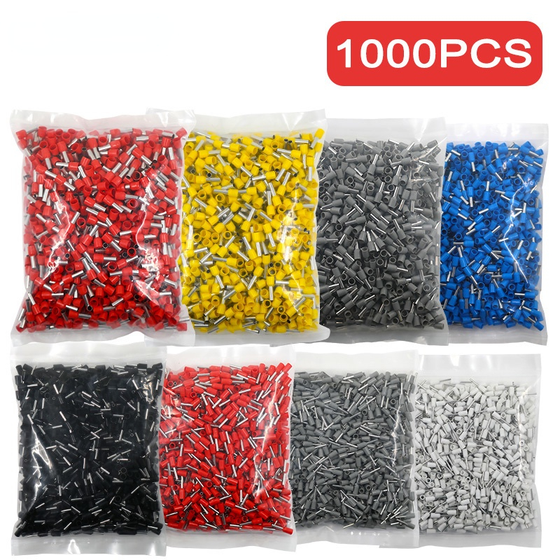 1,000pcs E0508 E7508 E1008 E1508 E2508 E4009 E6012 Needle Tube Type Pre ...