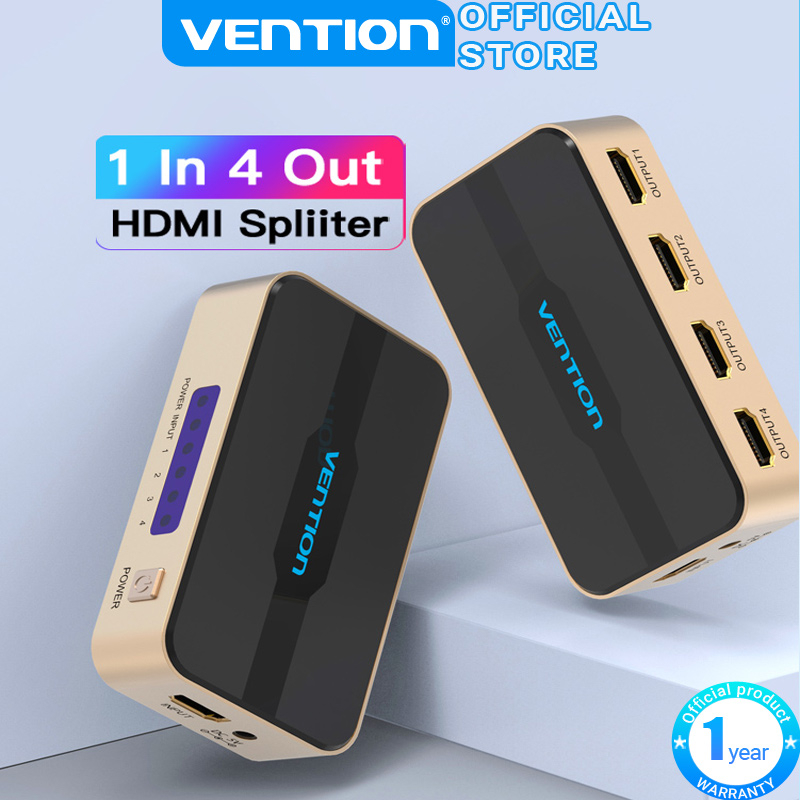 Vention 4K HDMI Splitter 1 Input 4 Output Converter 1080P Adapter Hdmi ...