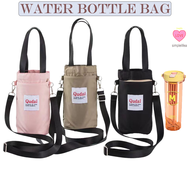 [In Stock]Portable sling water bottle bag with strap waterproof water ...