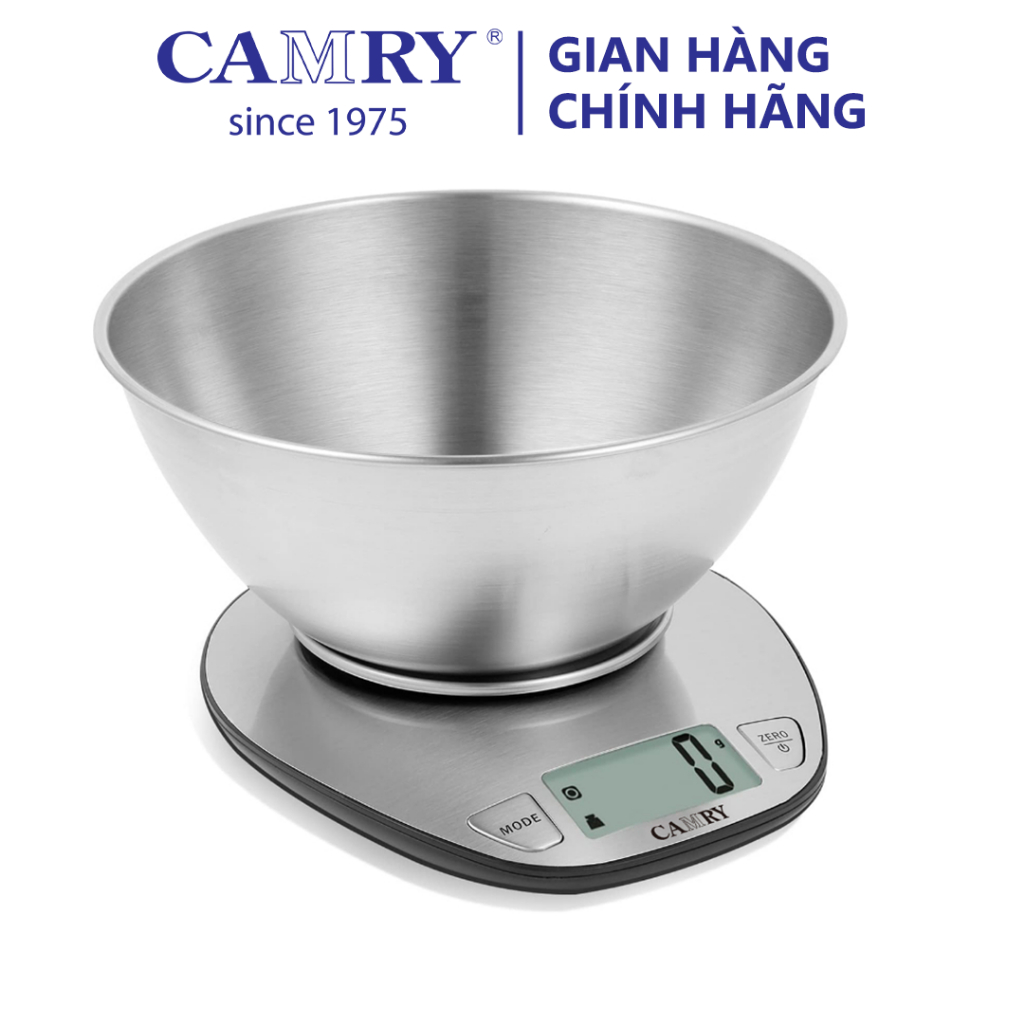 CAMRY Electronic Kitchen Scale Premium LCD Large Display Backing Scale ...