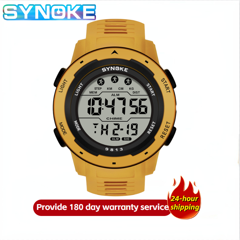 SYNOKE Watch Shop Men's Watch 50M Waterproof Multifunctional Luminous ...