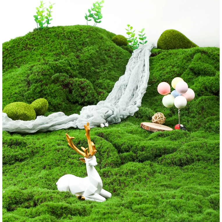 Artificial moss carpet moss grass fake moss grass turf grass foldable ...