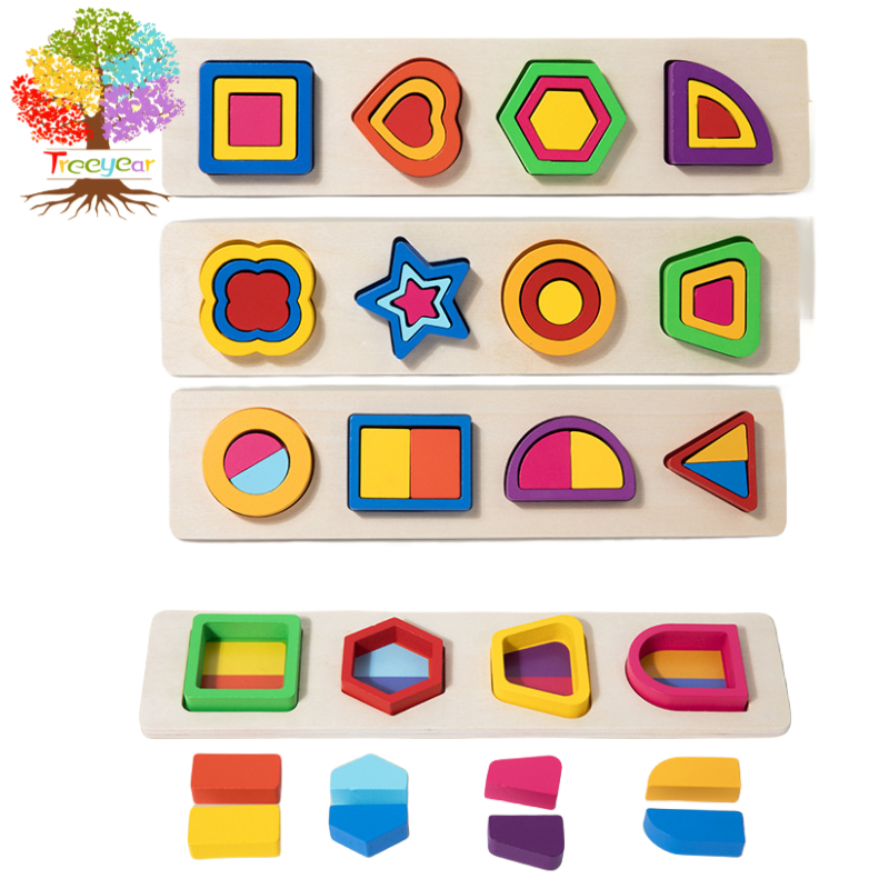 Toddler Puzzles for Kids Age 1 2 3 4 Year Old Montessori Shape Sorting ...