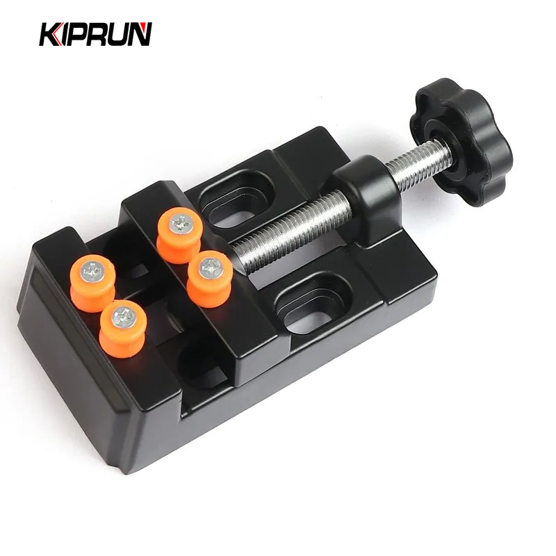 KIPRUN Mini Bench Clamp Flat Table Vice, Adjustable Drill Press Vice ...