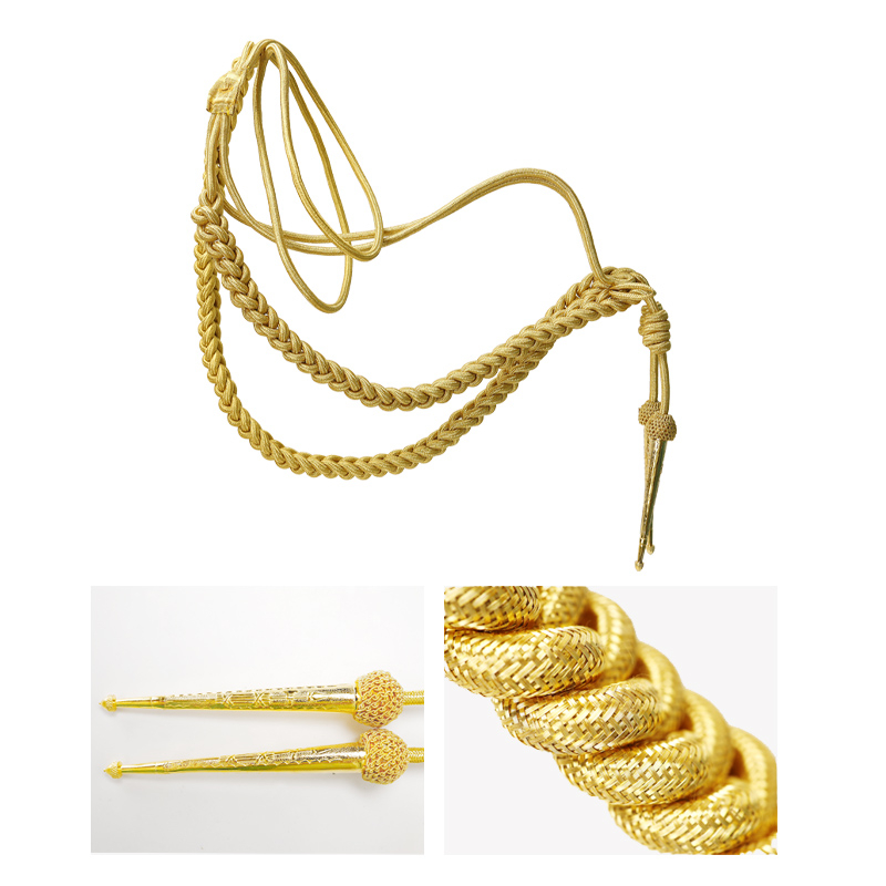 Uniform Bullion Aiguillette Military Costume Aiguillette Mylar Shoulder ...