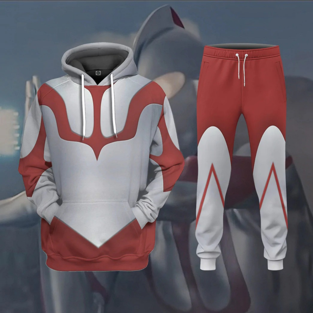 Ultraman Costume 3D Printed Hoodie Sweatshirts Plus Size 5XL | Shopee ...