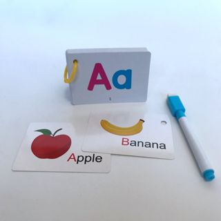 27pcs Flash Cards For Kids Educational Flashcards ABC Alphabet Learning ...