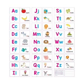 Alphabet Fun Flash Cards Preschool to Kindergarten Educational Letters ...